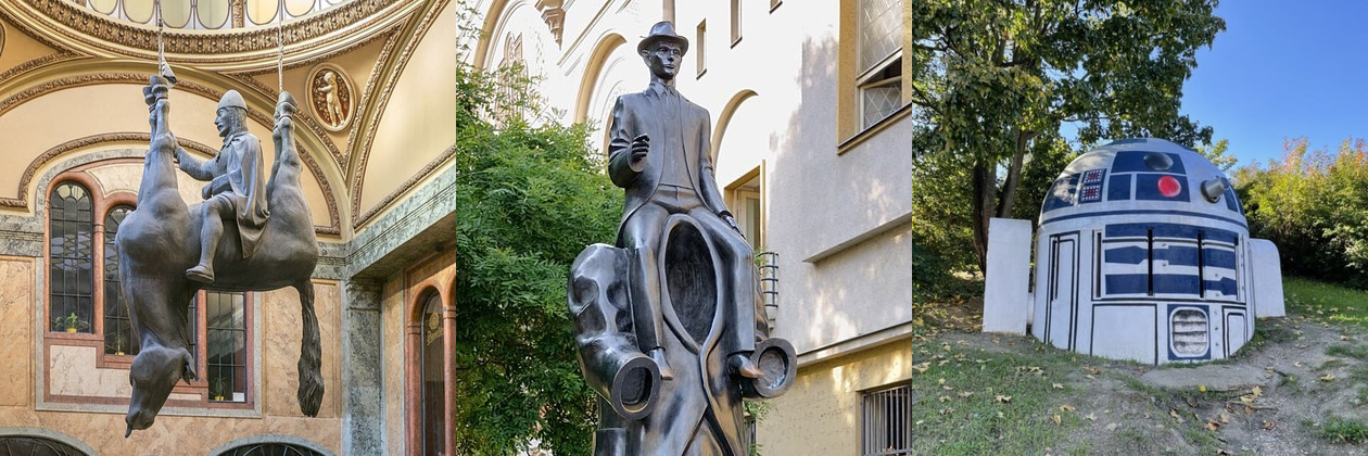 The weird statues of Prague - Cosmundus